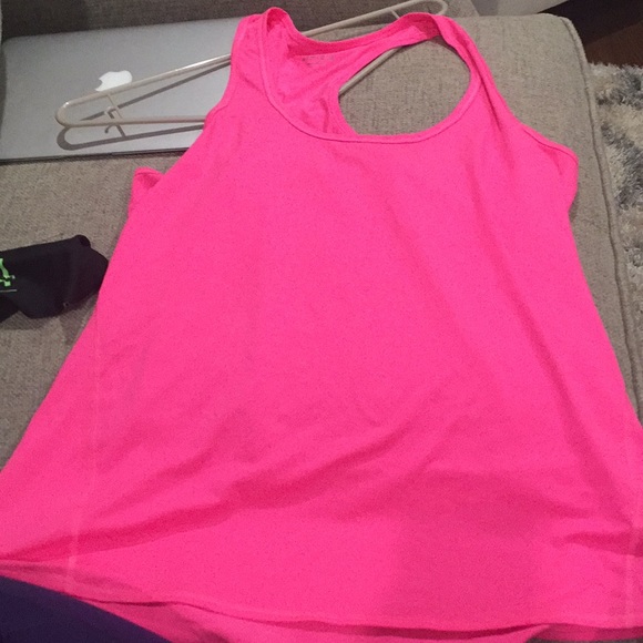 Athleta | Tops | Athleta Hot Pink Racerback | Poshmark